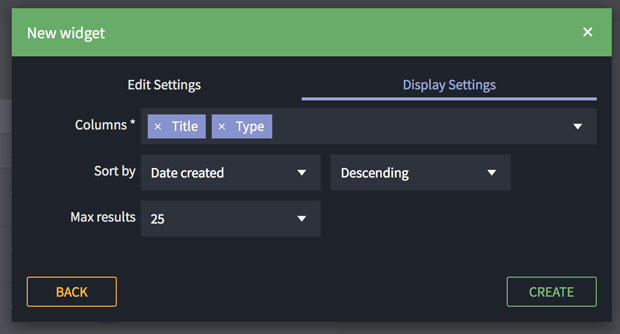Job Widgets – iconik