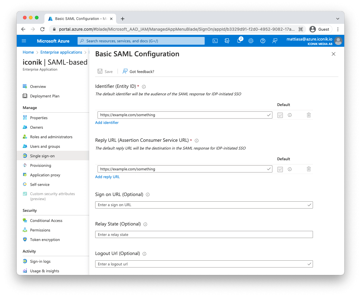 Microsoft Entra ID – iconik