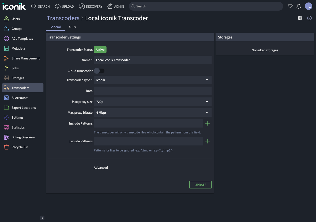 iconik ISG Transcoder – iconik