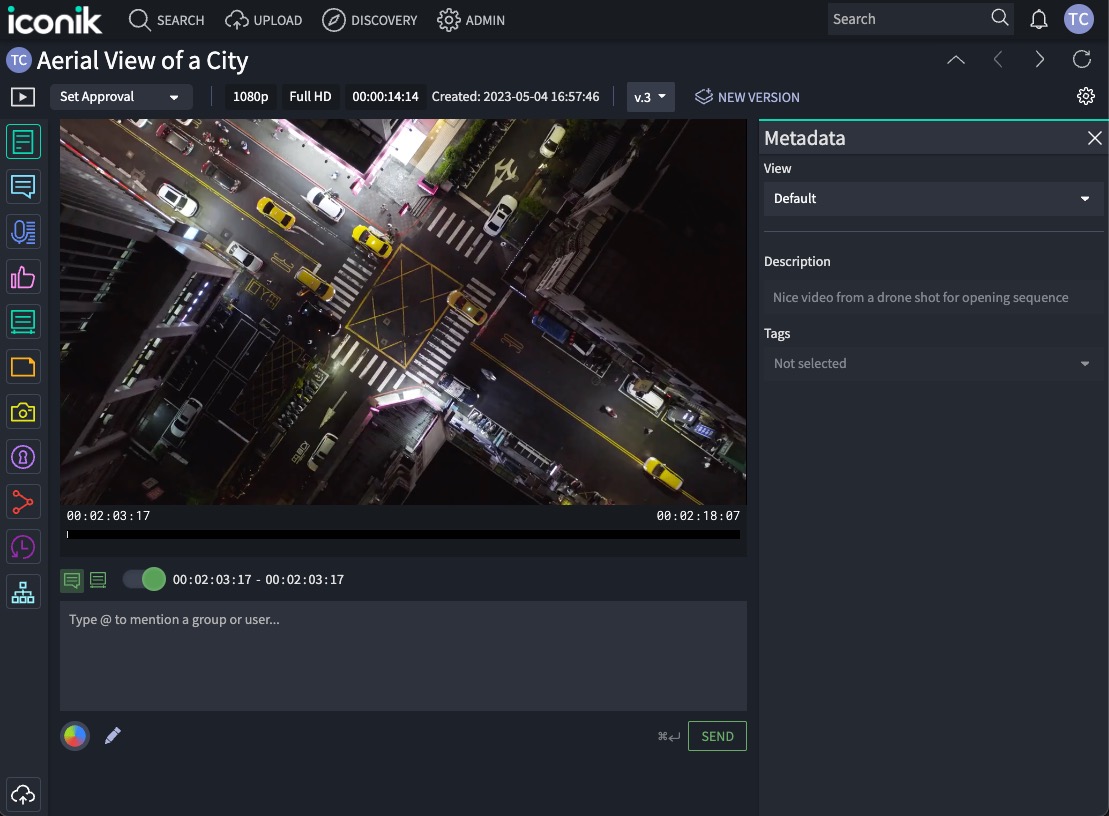 Asset Versions – iconik