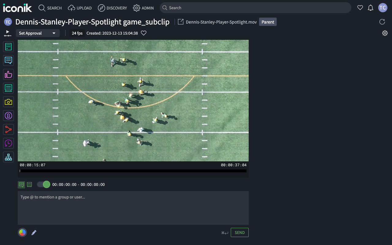 Deleting Subclips – iconik