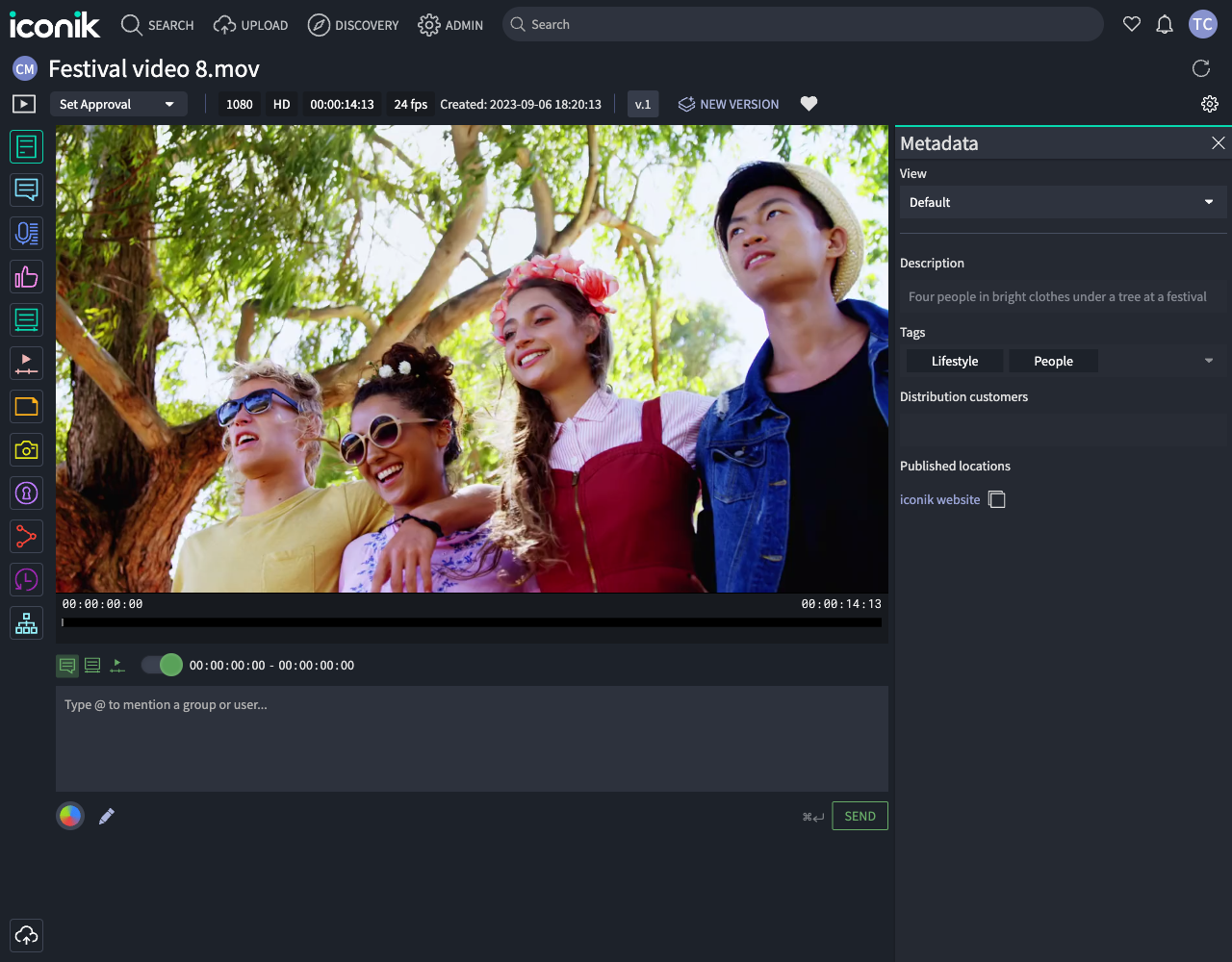 Asset Metadata – iconik