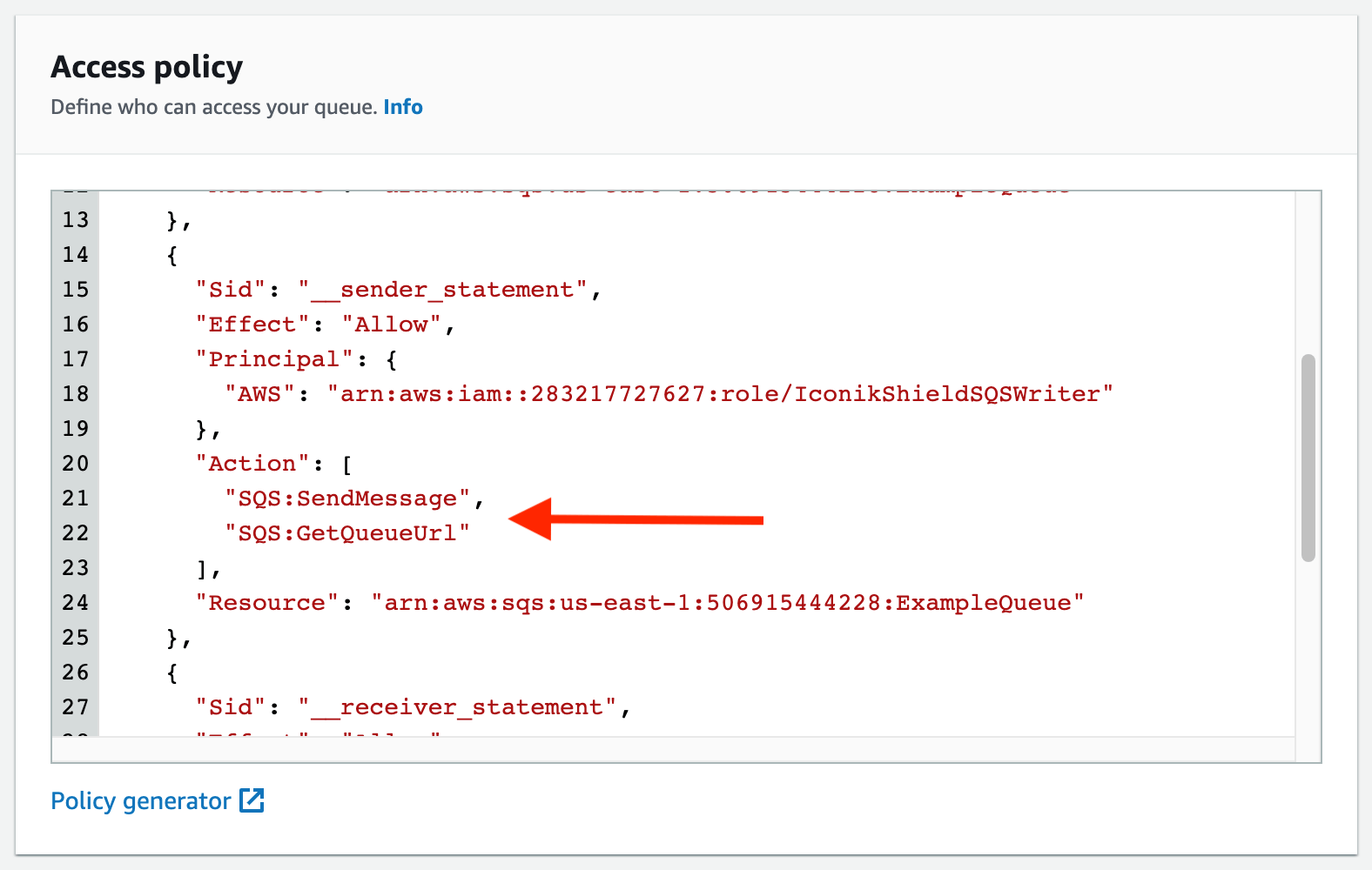 Amazon AWS SQS – iconik