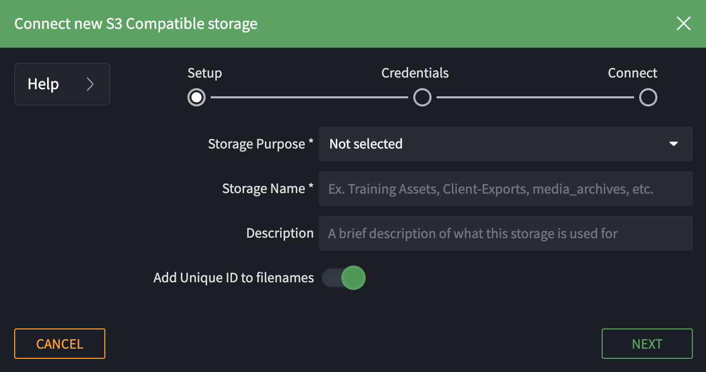 S3 Compatible storage – iconik